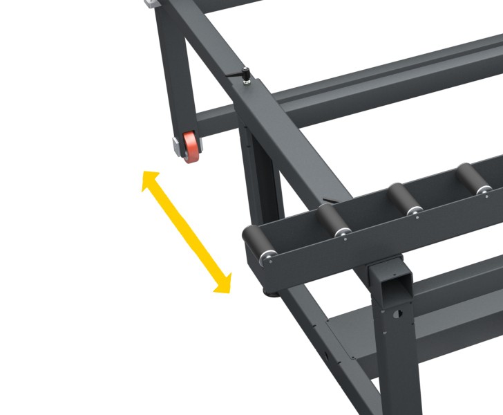 Tekna: Roll Bench - Large size modular bench for assembly and in-line ...