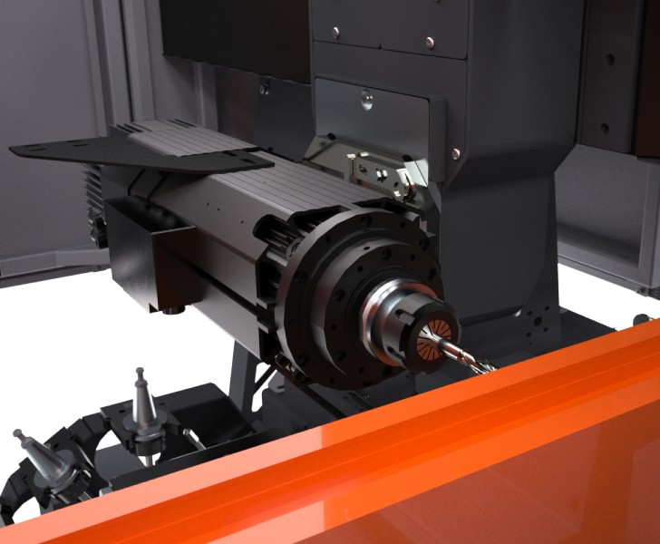 Tekna: 4-axis CNC machining centre with moving gantry structure ...